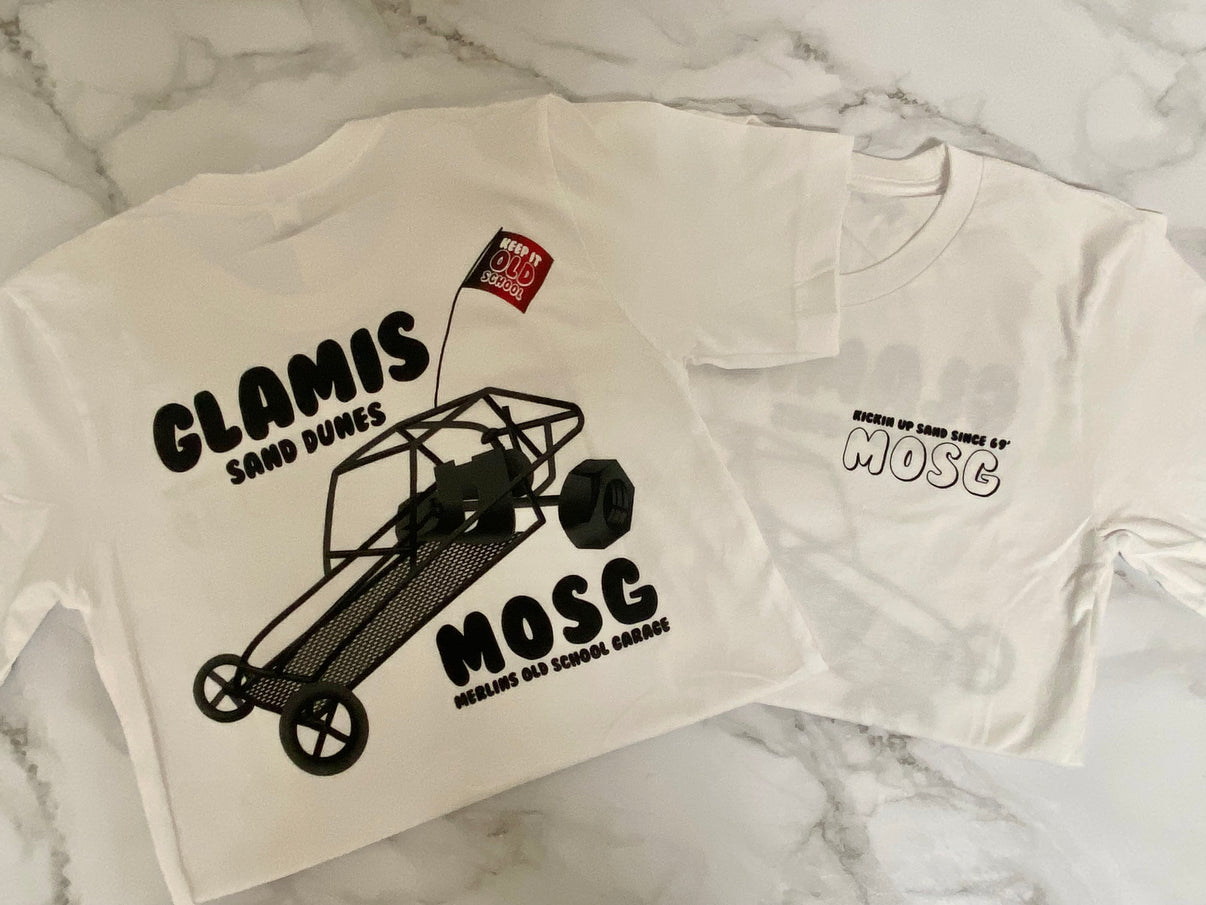 Limited Edition GLAMIS (white) - Kickin Up Sand Since 69' T-shirt ...
